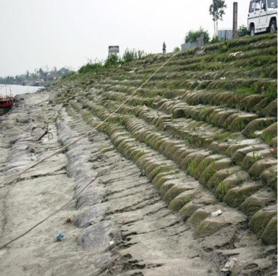 Geobag for slope protection - The perfect Solution