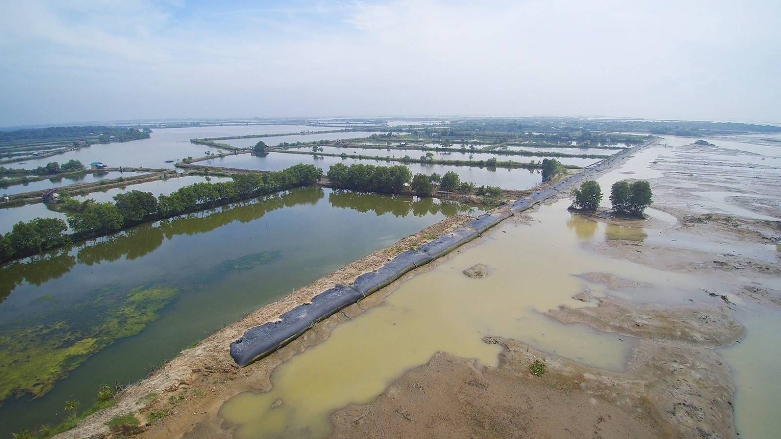 Flood Risk Management with Geotextile and Geotube Technology