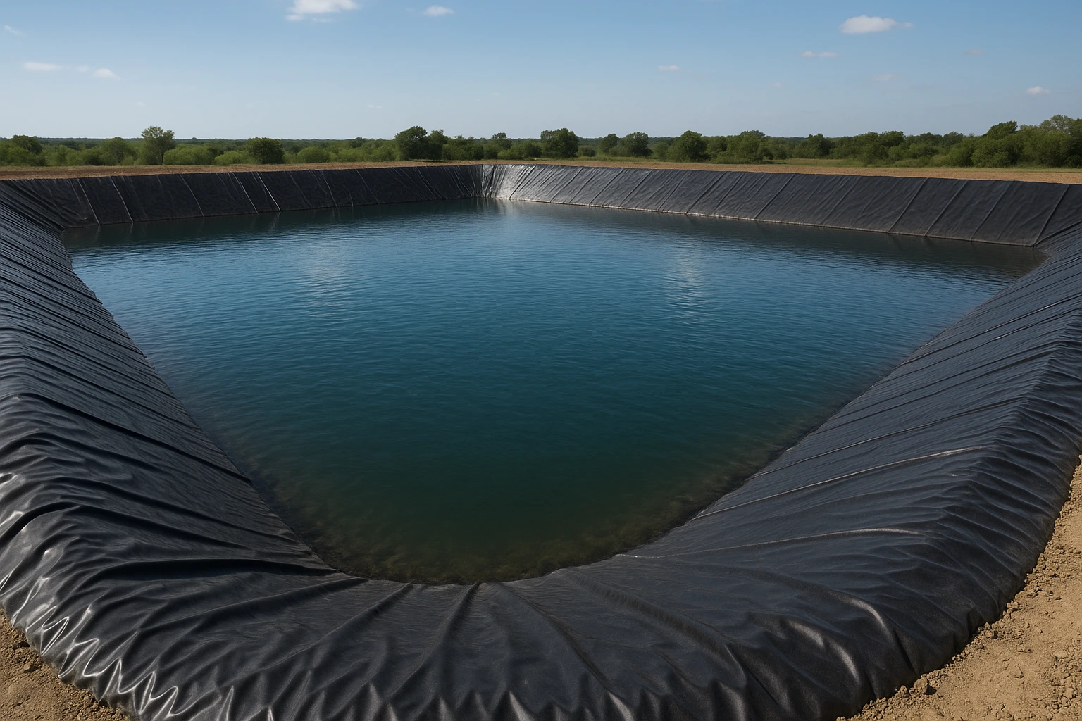 Water Retention Project with HDPE Liner 750 Micron in Jaipur