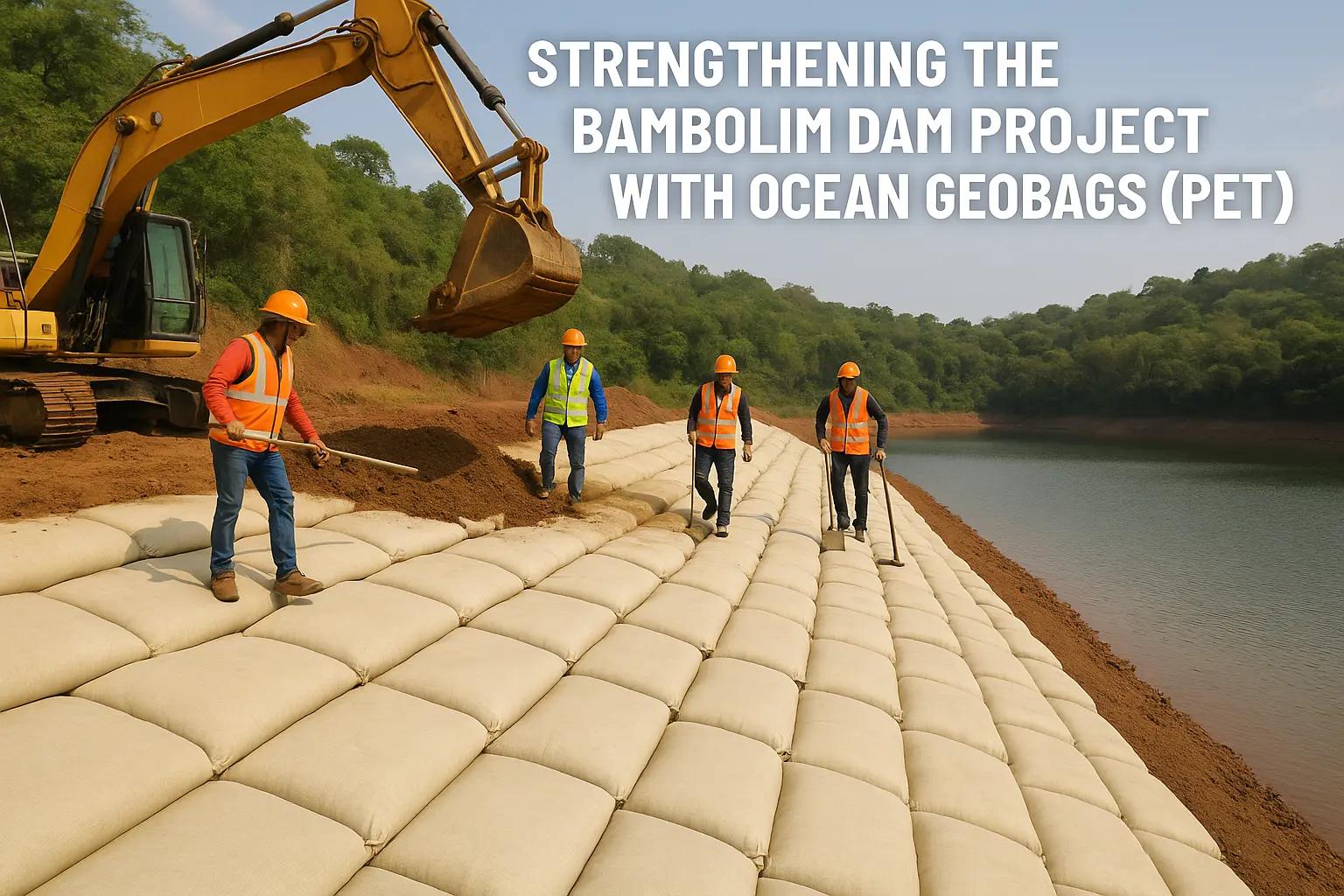 Bambolim Dam Project, Goa | Ocean Geobags (PET) Case Study