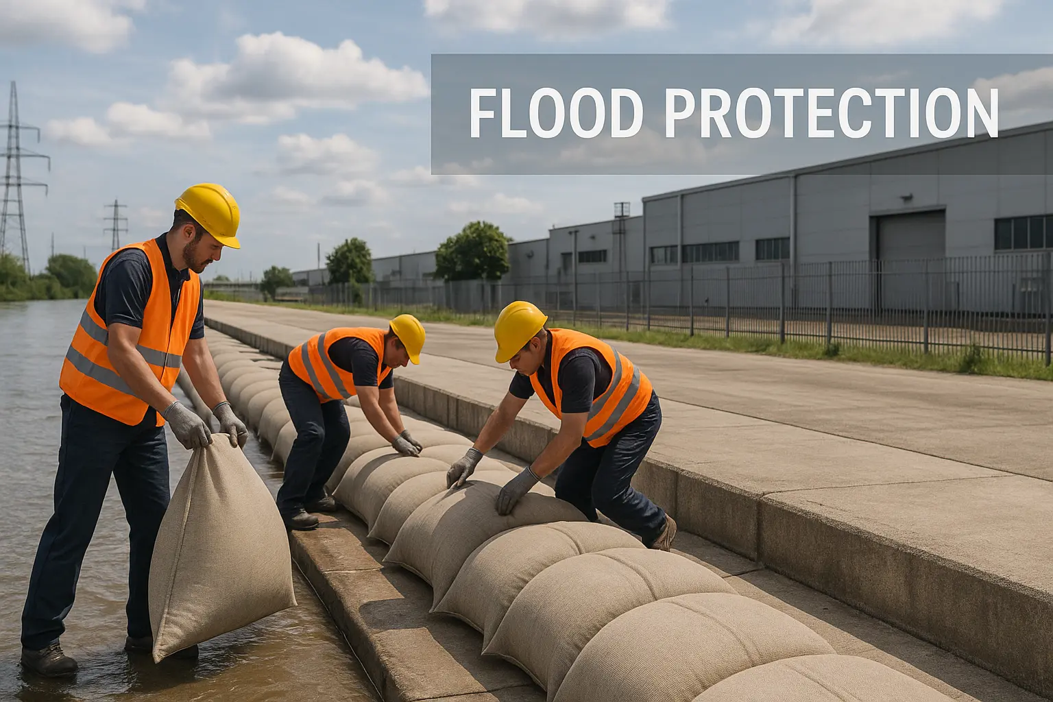 Effective Flood Protection with Durable Geobags